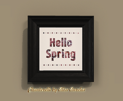 Second Life Marketplace - ChiMia:: Hello Spring Wall Art [gacha]